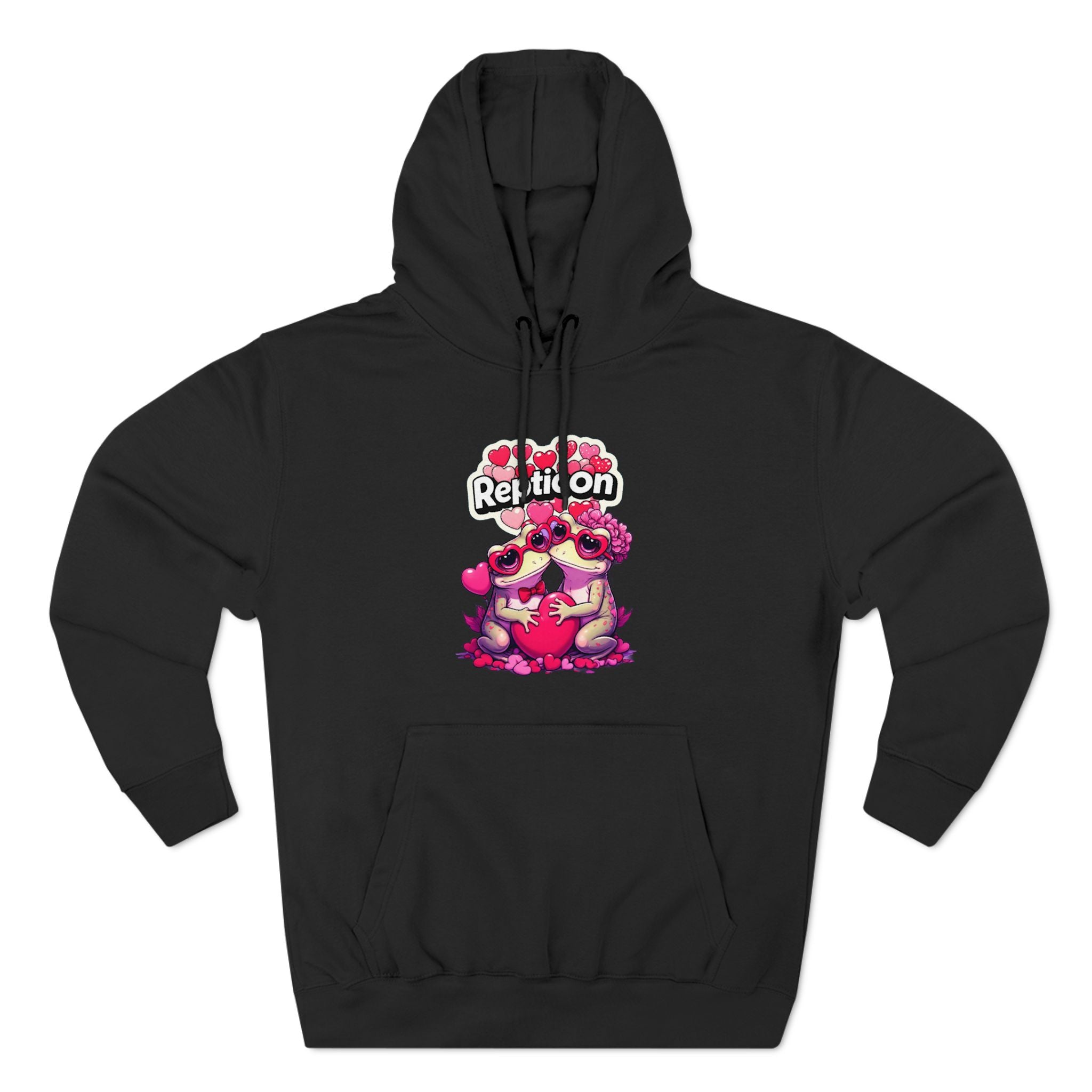 Repticon Three-Panel Fleece Hoodie w/ Valentine Toads – Repticon Market