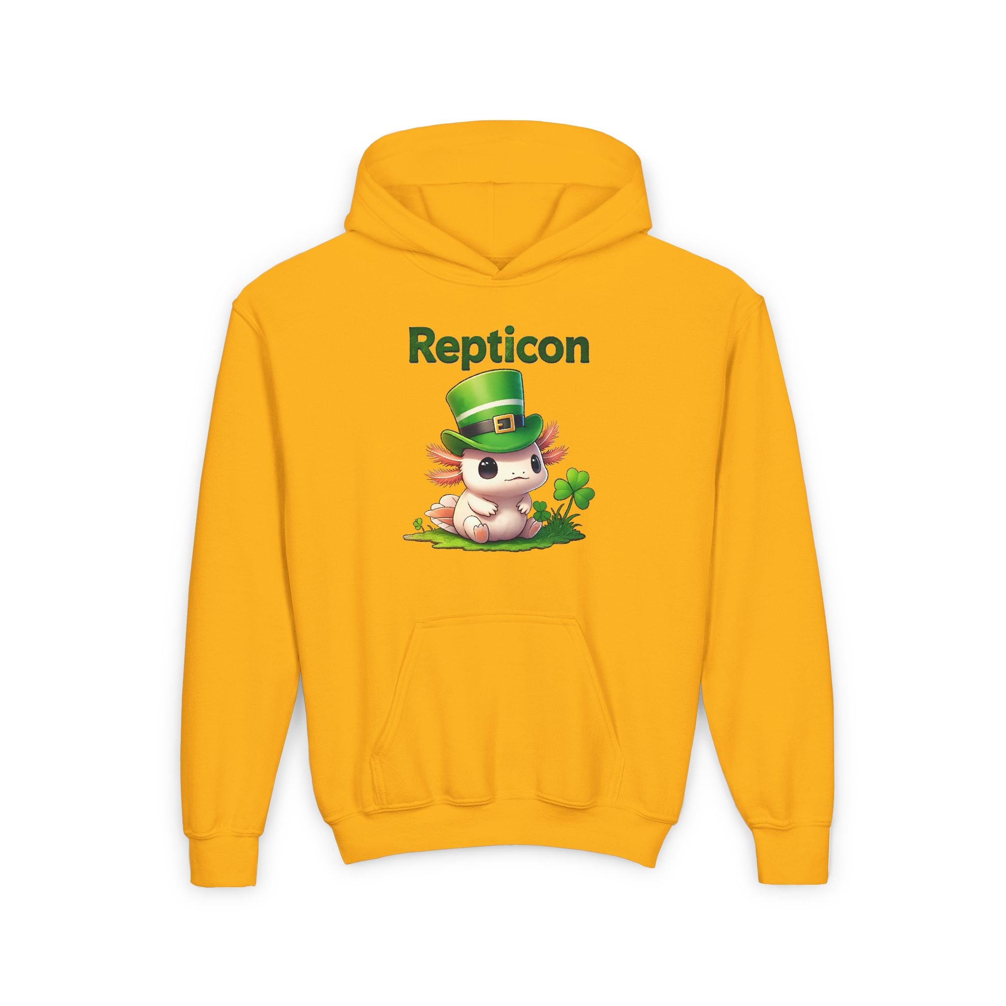 Repticon Youth Heavy Blend Hooded Sweatshirt w/ Axolotl – Repticon Market