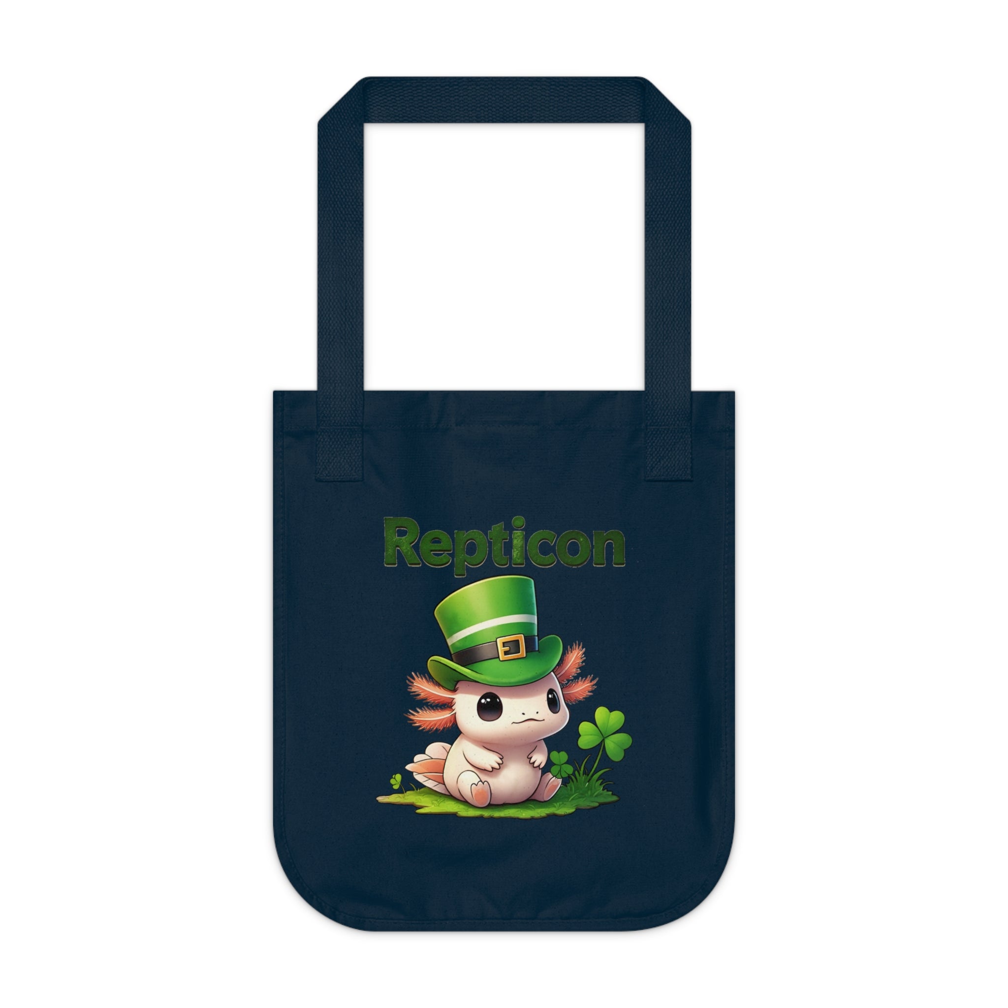 Repticon Organic Canvas Tote Bag w/ Axolotl – Repticon Market